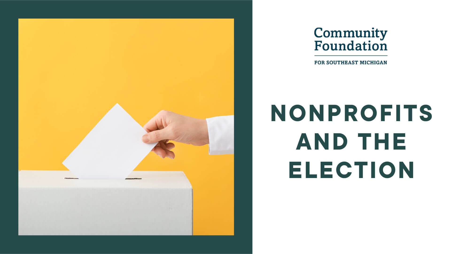 The Nonprofit Sector is Changing No Matter the Election Outcome.