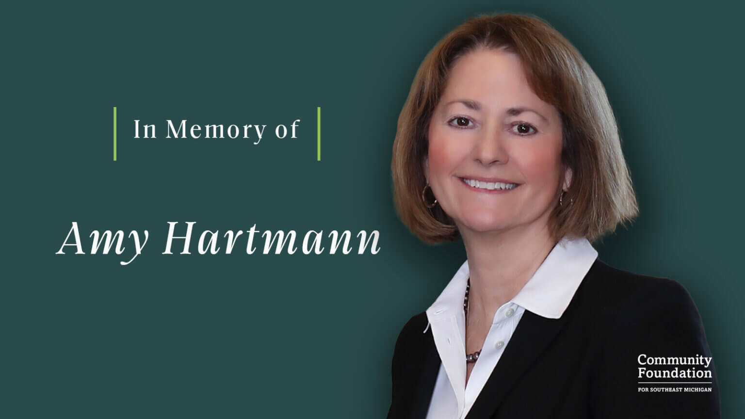 On the passing of Amy Hartmann
